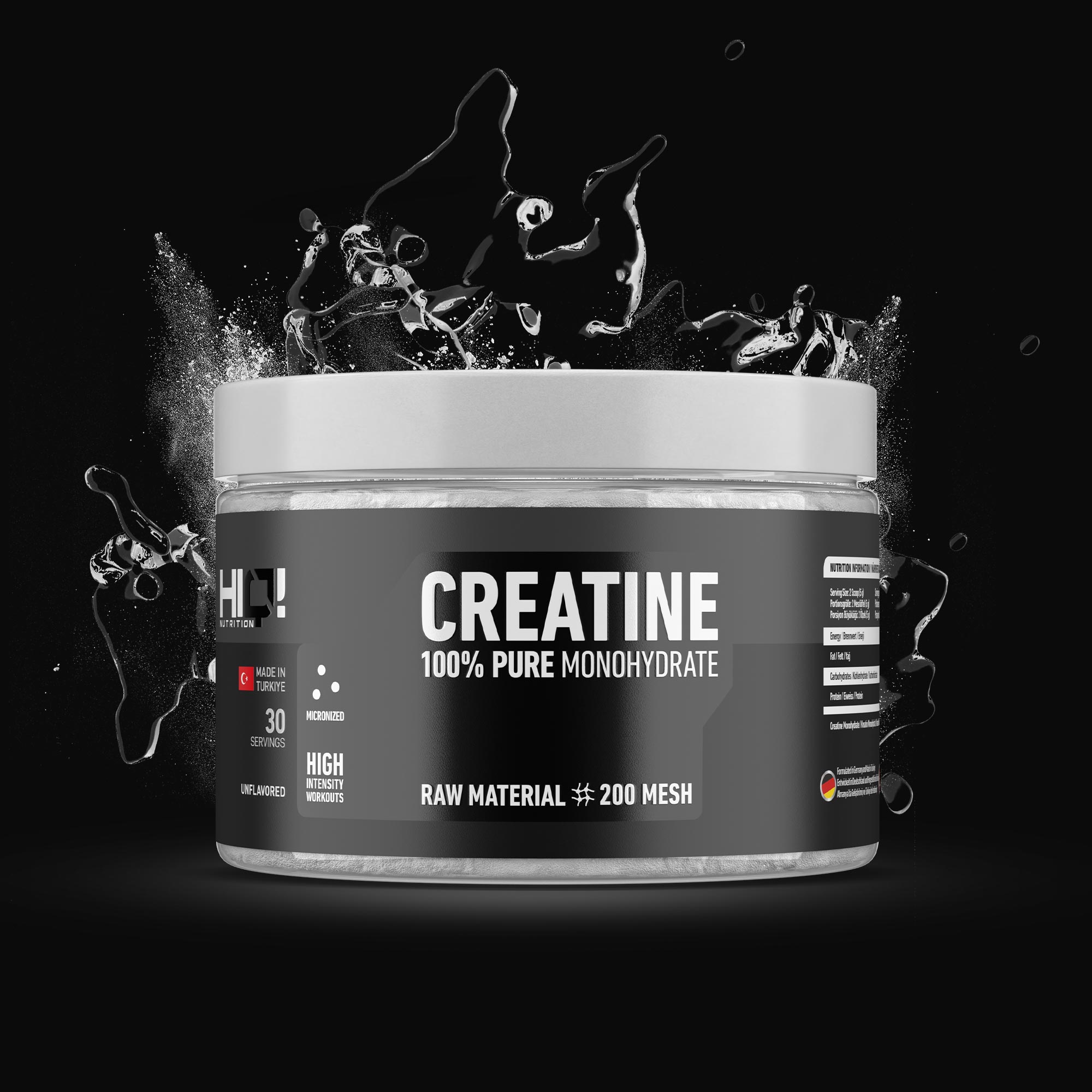 HIQ Creatine 150g Unflavored – MacNutritionDist
