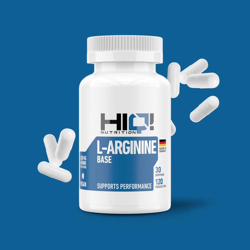 HIQ Arginine Base 120 Caps. – MacNutritionDist